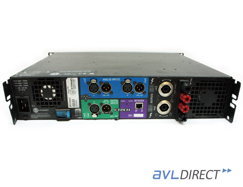 CROWN I TECH 6000 POWER AMP 2 CHANNEL HD XTi DJ TOURING AMPLIFIER FREE ...
