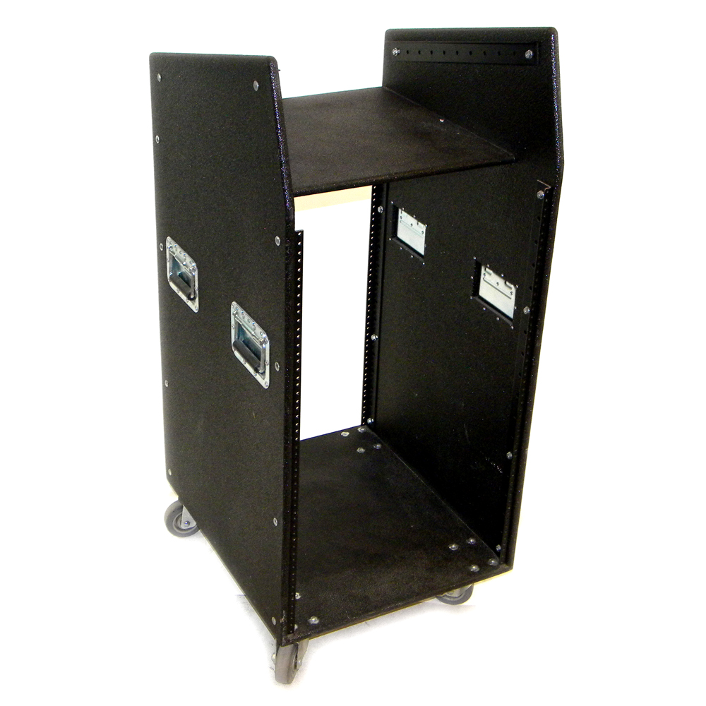 PROFESSIONAL MIXER TOP RACK HANDLES CASTERS 18U 11U AUDIO EQUIPMENT ...